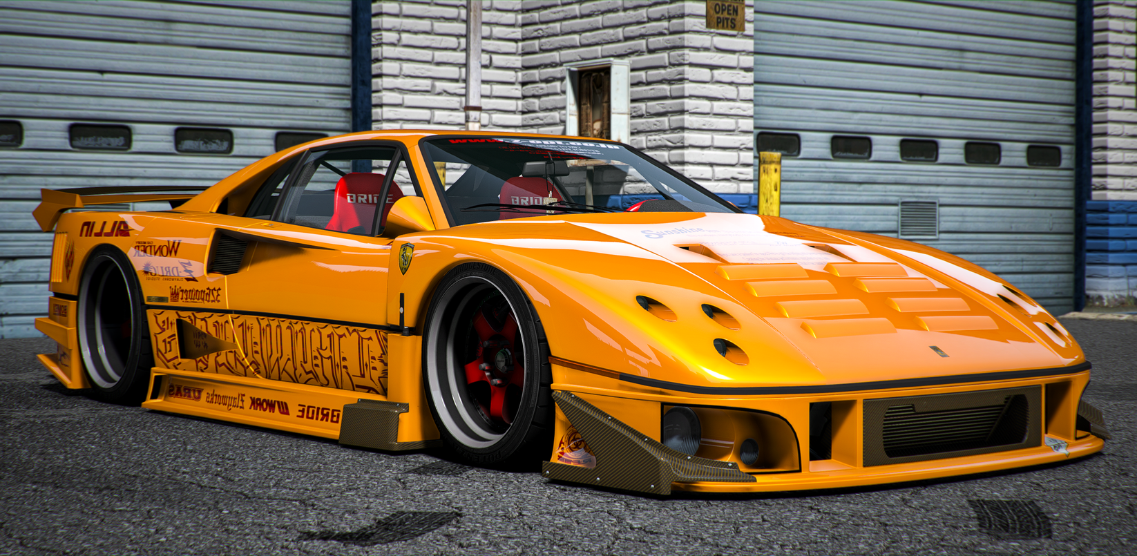 (Lore Friendly + Badged) Ferrari F40 'Z40' – DK FIVEM