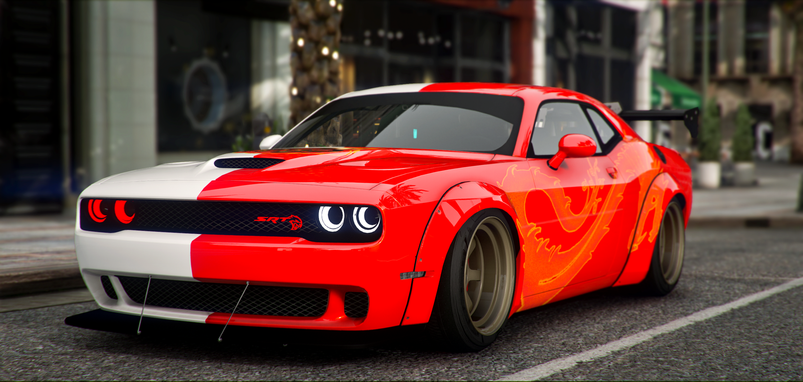 Dodge Hellcat Challenger Widebody – DK FIVEM