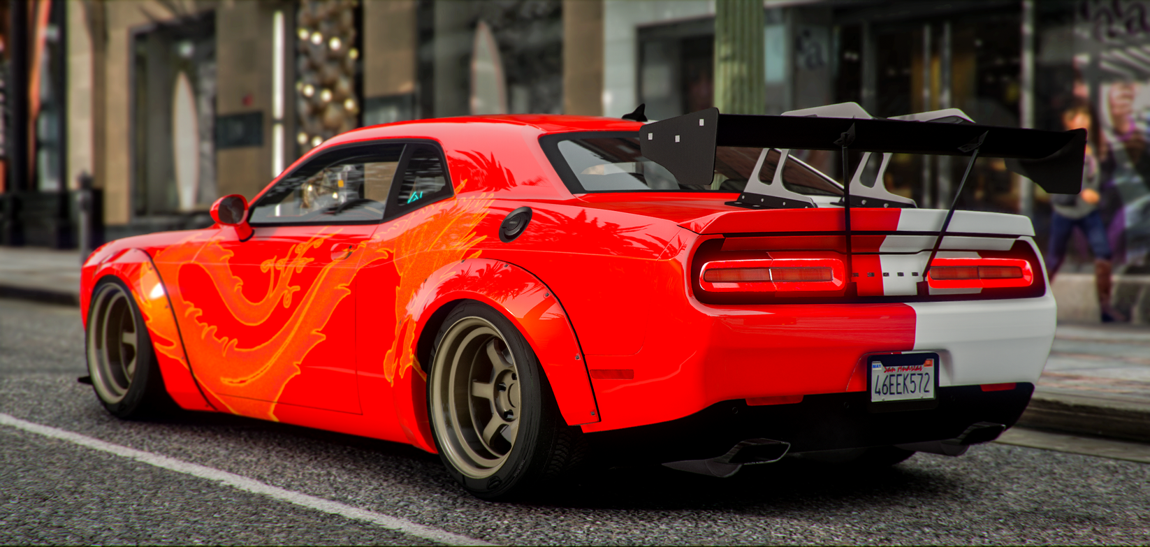 Dodge Hellcat Challenger Widebody – DK FIVEM