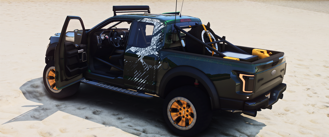 (Debadged/Badged) Ford F-150 Raptor Ghost Edition – DK FIVEM