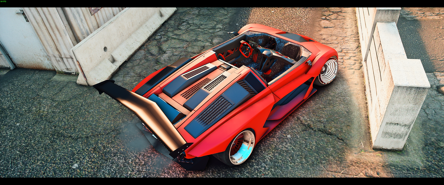 1988 Lamborghini Countach KS Speedster – DK FIVEM