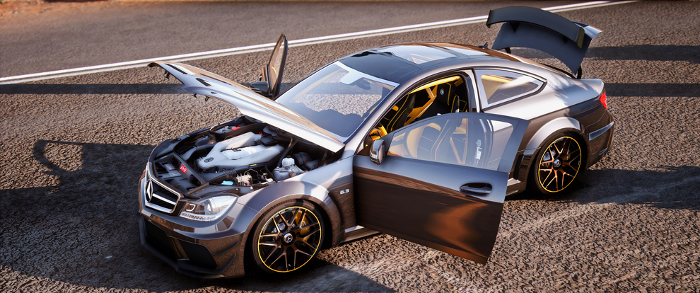 (DeBadged/Badged) Mercedes C63 Edition – DK FIVEM
