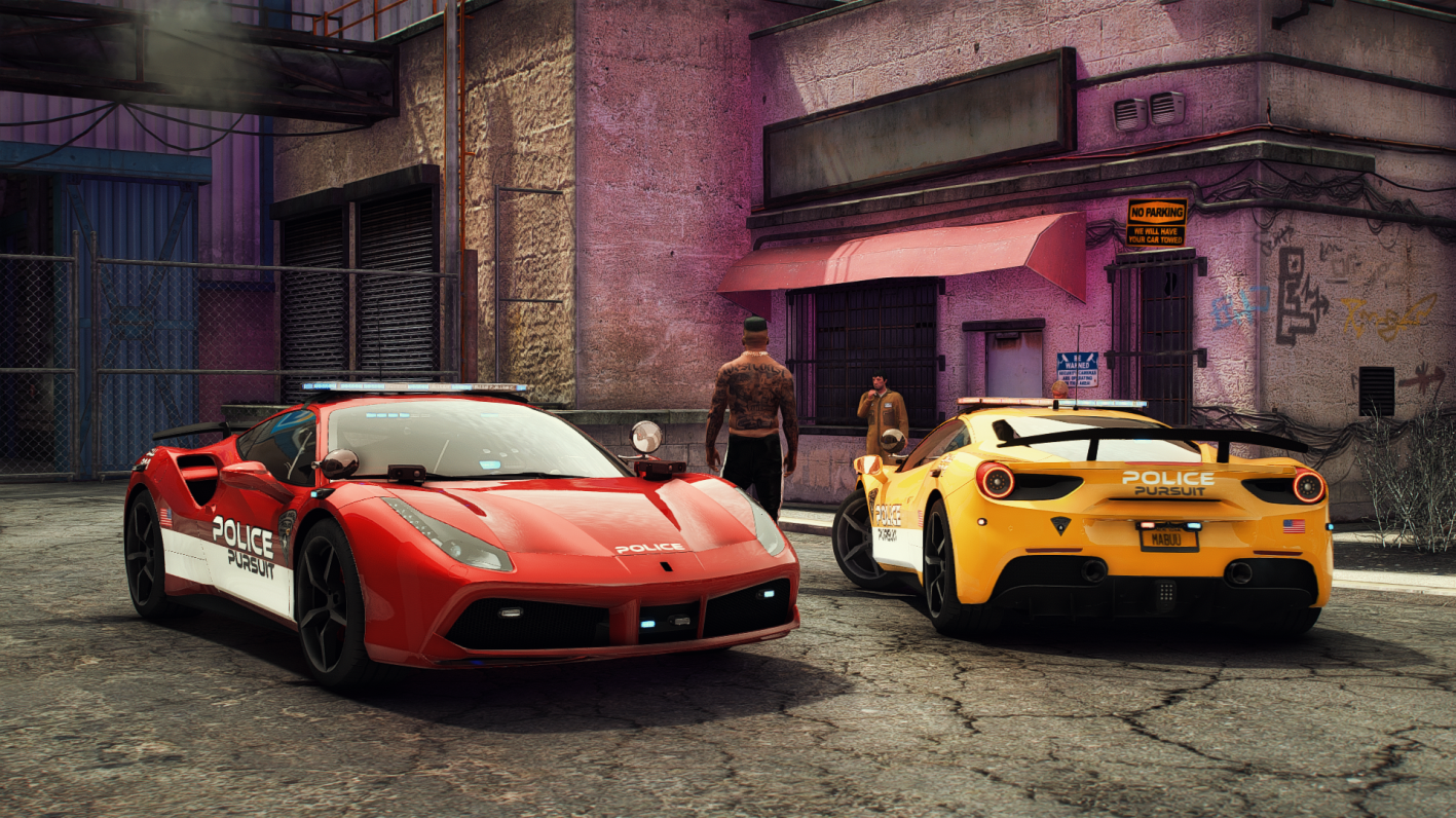 (Debadged) [Non ELS] Ferrari 488 Police – DK FIVEM