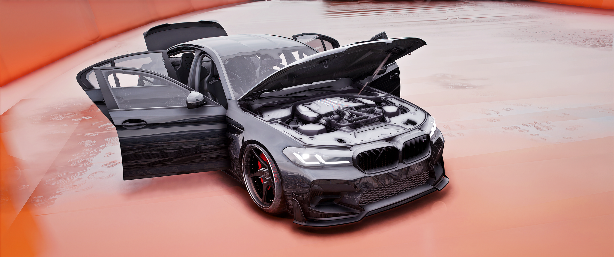 BMW M5CS With Carbon Roof (6 seater) – DK FIVEM