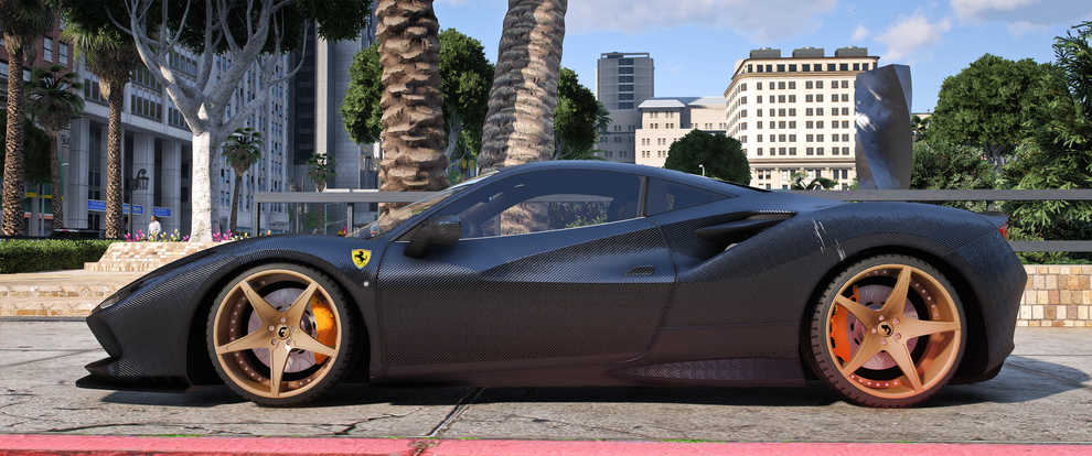 Custom Full Carbon 2020 Ferrari F8 Tributo – DK FIVEM