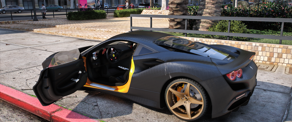 Custom Full Carbon 2020 Ferrari F8 Tributo – DK FIVEM