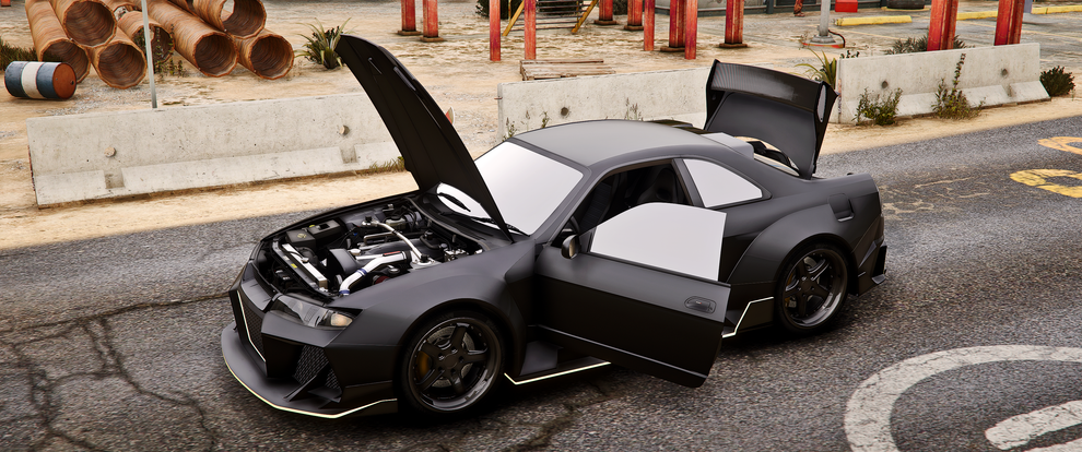 (Debadged) Nissan R33 Venuum – DK FIVEM