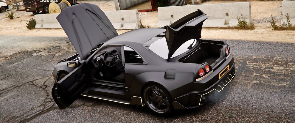 (Debadged) Nissan R33 Venuum – DK FIVEM