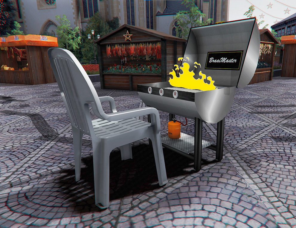[Animated Fire] Gas BBQ Cooker – DK FIVEM
