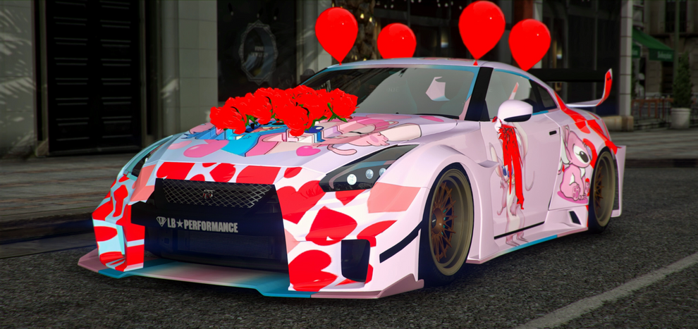 Nissan GTR R35 Stitch [Dinamic RGB Lights] – DK FIVEM