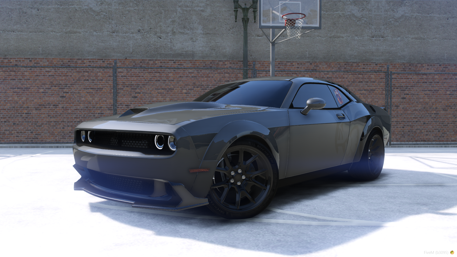 (Debadged) Dodge Ghoul Challenger 2024 [Animated Windows] – DK FIVEM